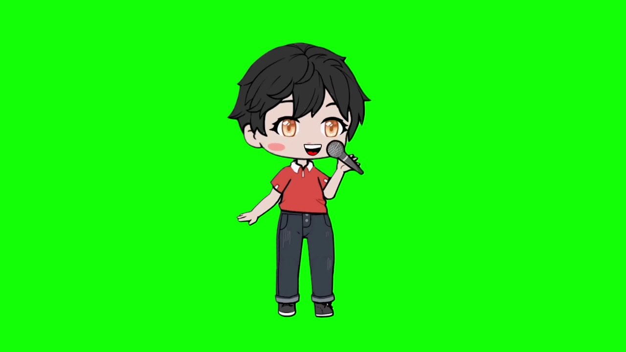 free green screen singing cartoon animation part 4 - YouTube