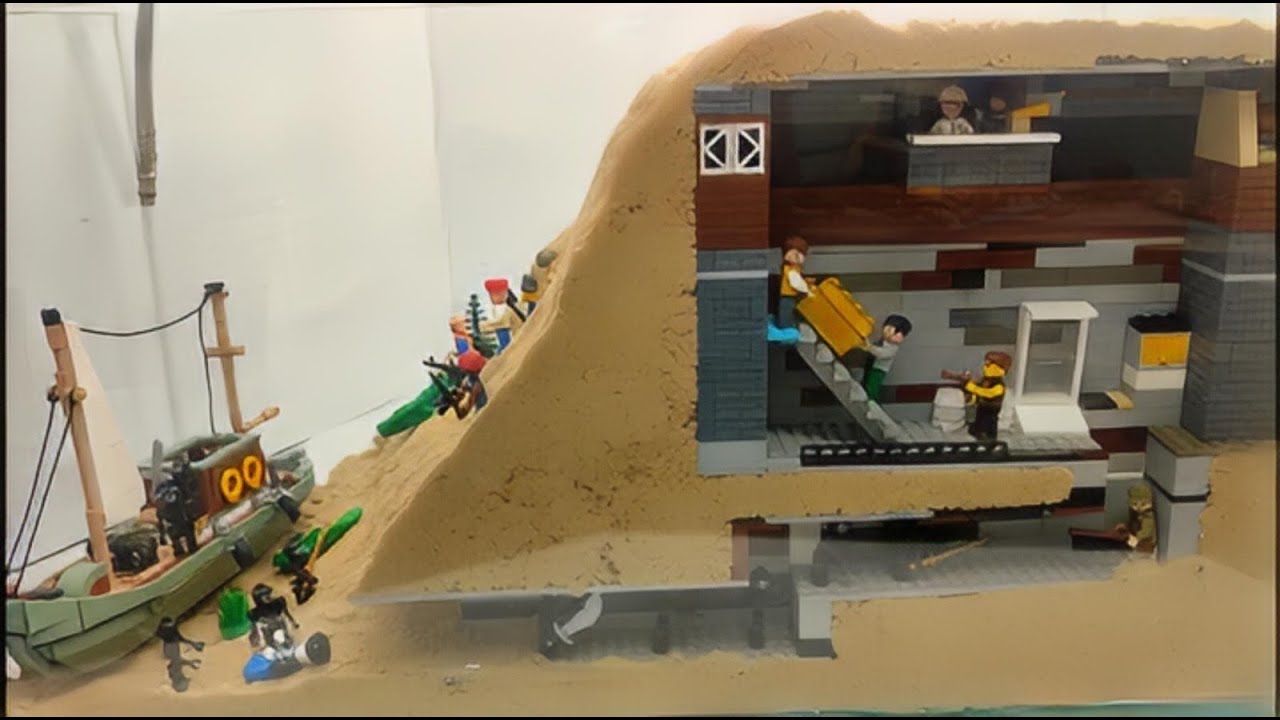 Lego Zombies Are Trying To Take Over The Lego Castle - LEGO Dam Breach ...