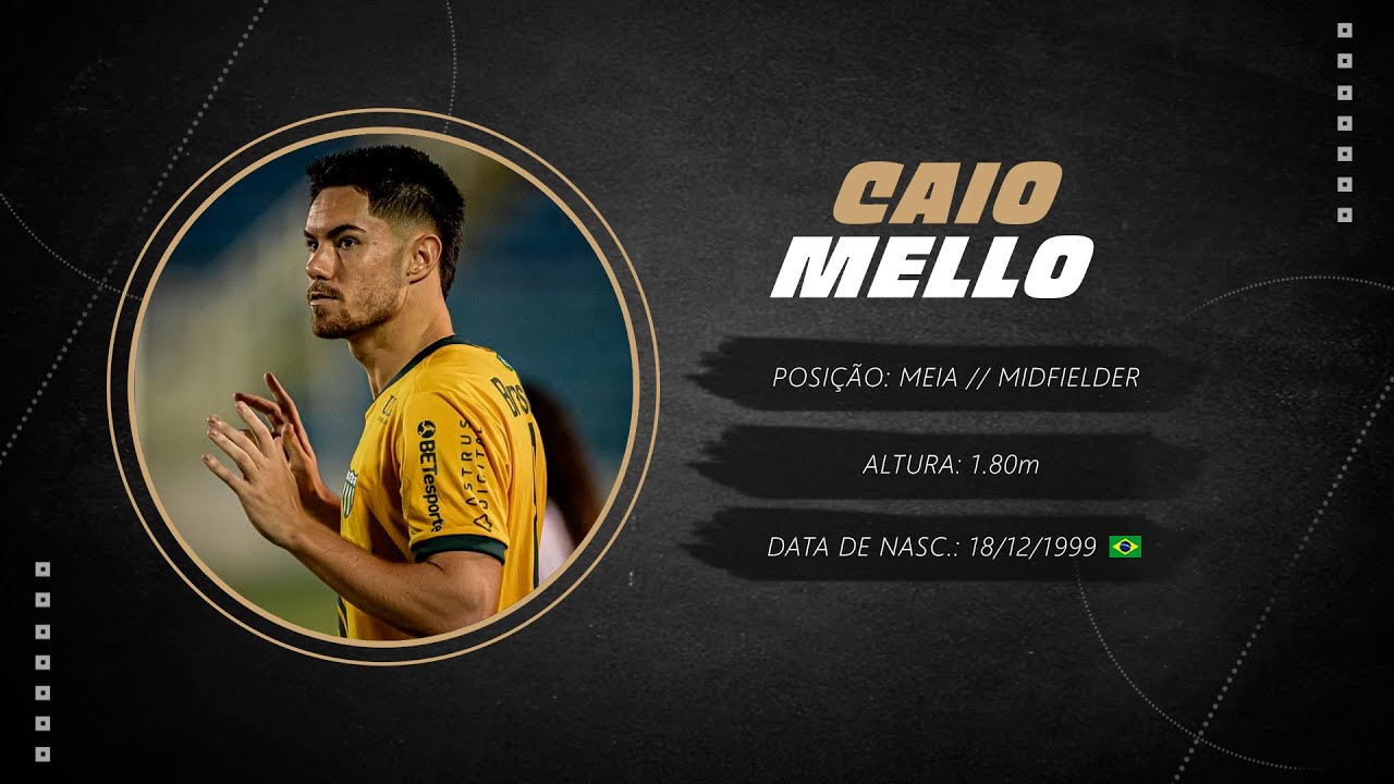 Caio Mello | Meia // Midfielder - YouTube