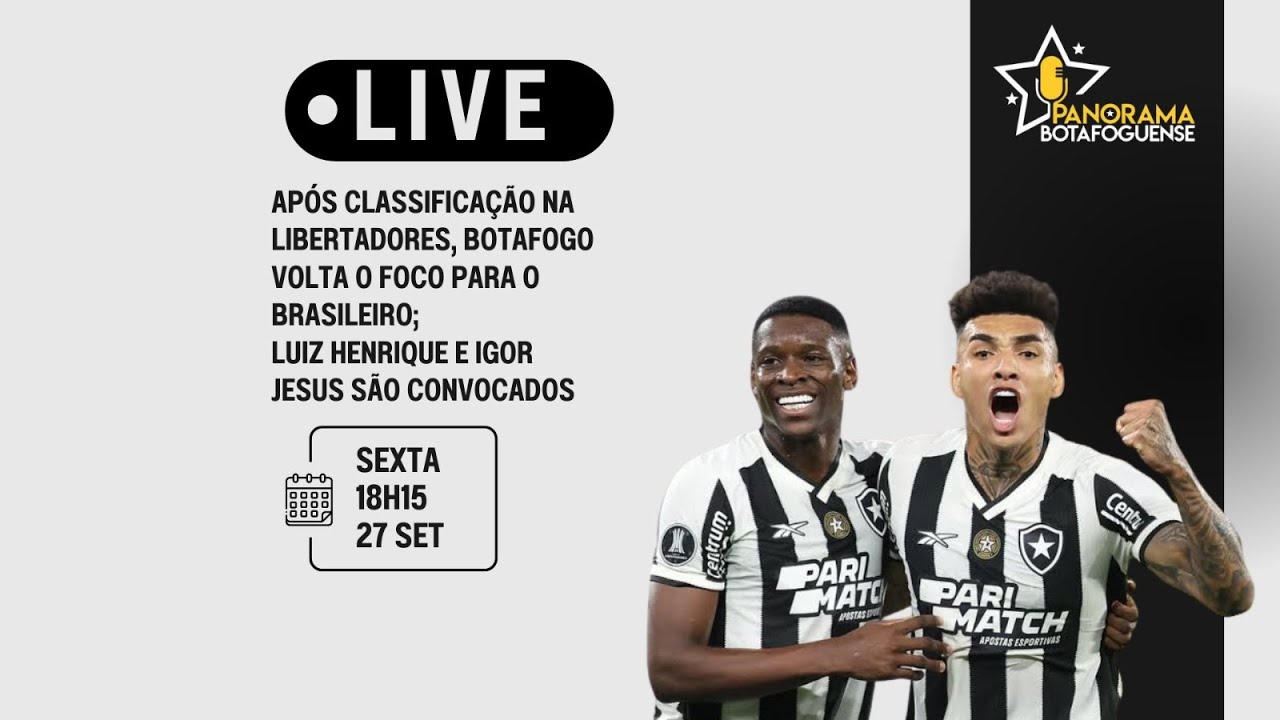IGOR JESUS E LUIZ HENRIQUE CONVOCADOS PARA SELEÇÃO BRASILEIRA - YouTube