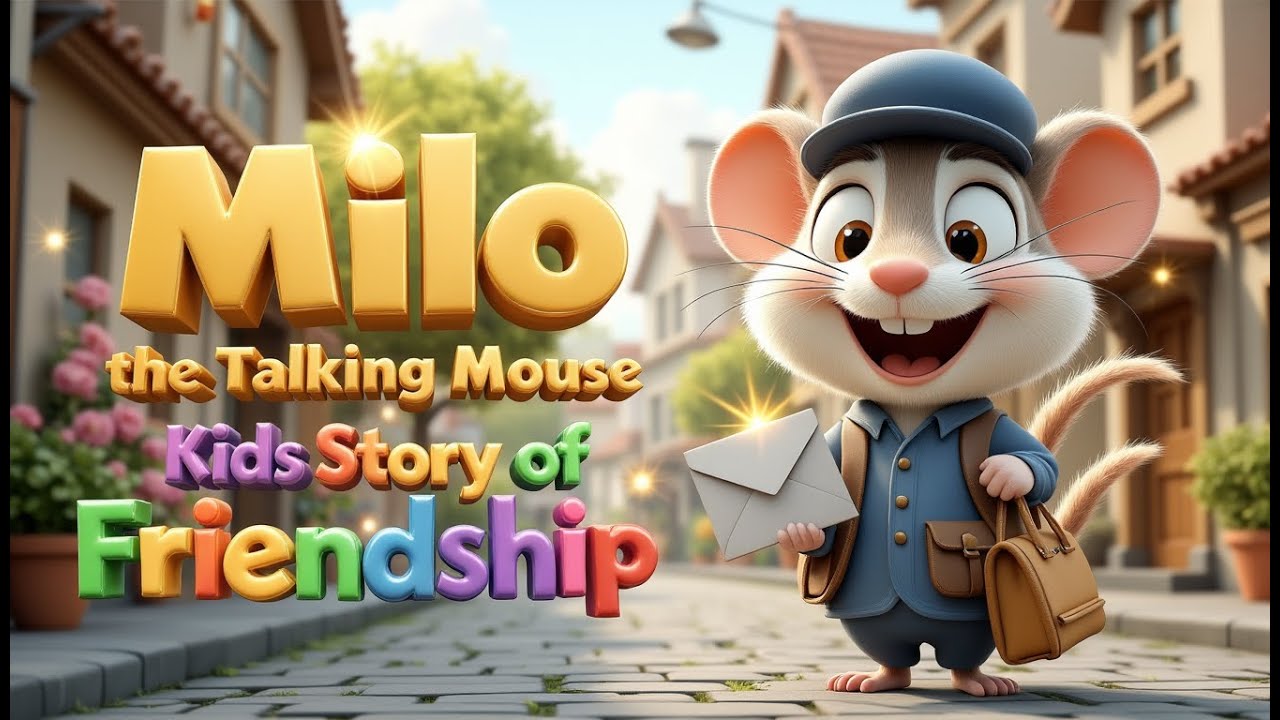 Milo the Talking Mouse 🐭 | Kids Story of Friendship | Bedtime Stories ...