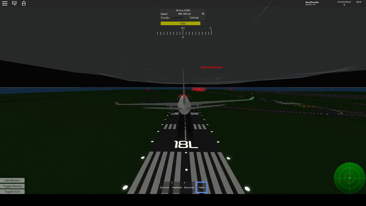 Plane Simulator in Roblox - YouTube