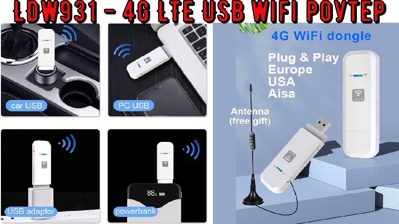 USB 4G LTE wi fi роутер LDW931 с возможностью смены Imei Обеспечит ...