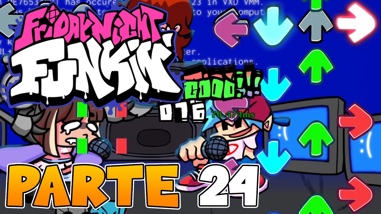 ¡SOLO PARA EXPERTOS! - vs QT (HARD) FNF MOD | PARTE #24 | FRIDAY NIGHT ...