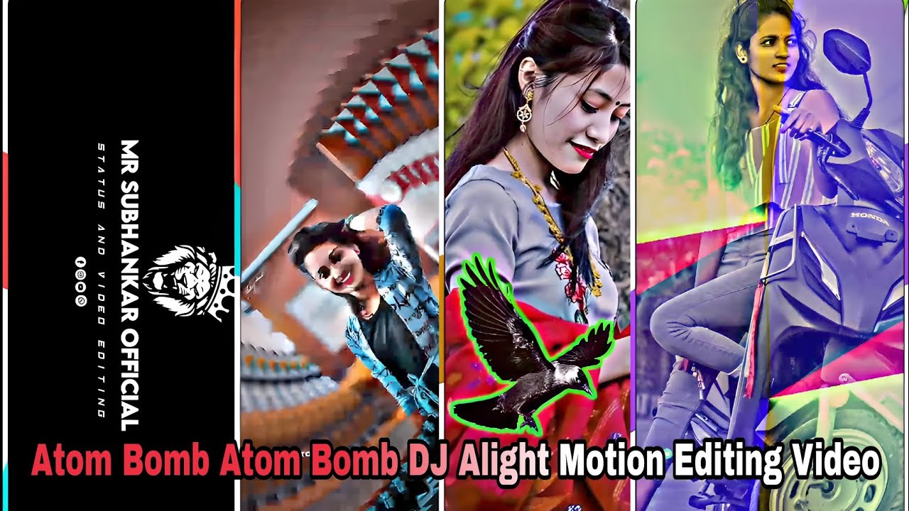 Atom Bomb Atom Bomb #dj #hindi #song Alight Motion Editing Video @Mr ...