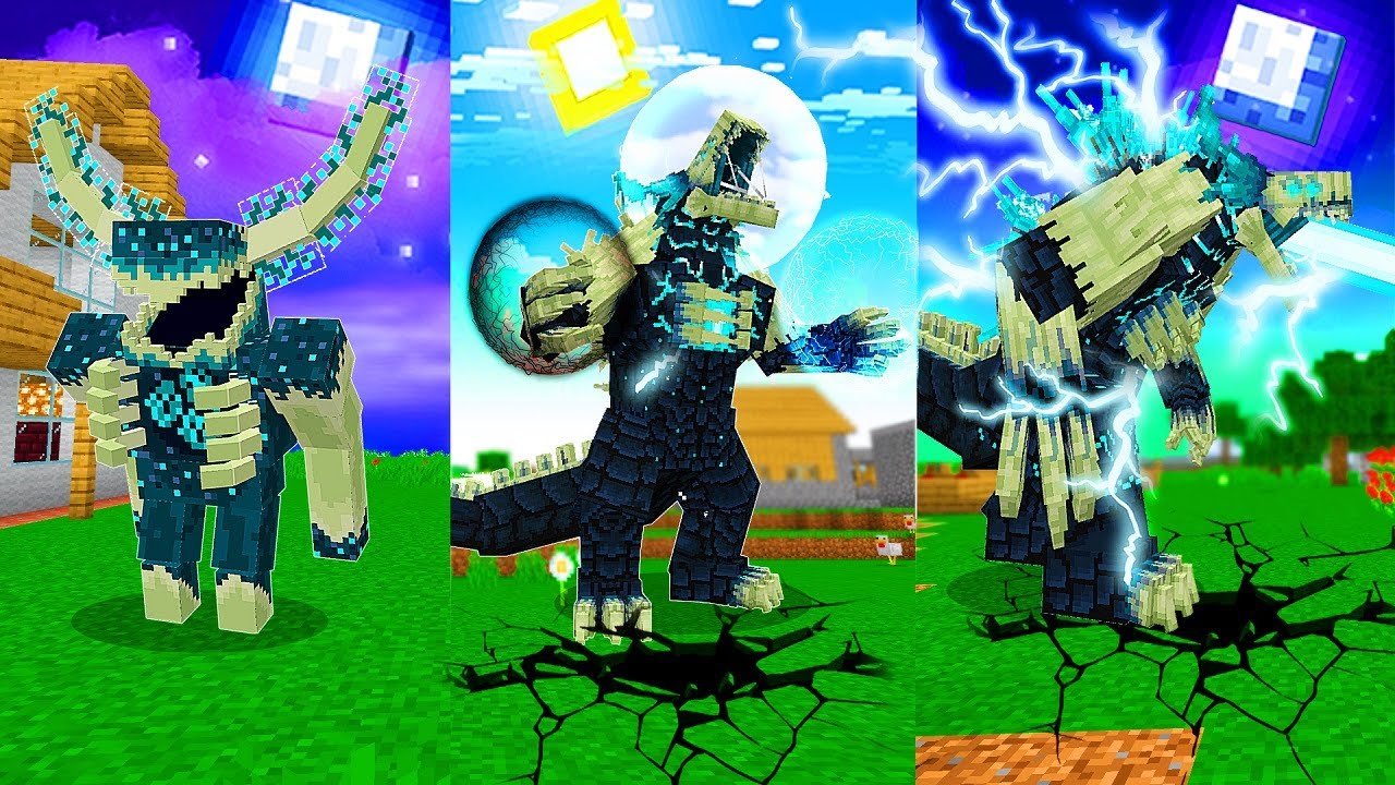 MÌNH TÌM THẤY WARDENZILLA TIẾN HÓA TỪ WARDEN TRONG MINECRAFT - YouTube