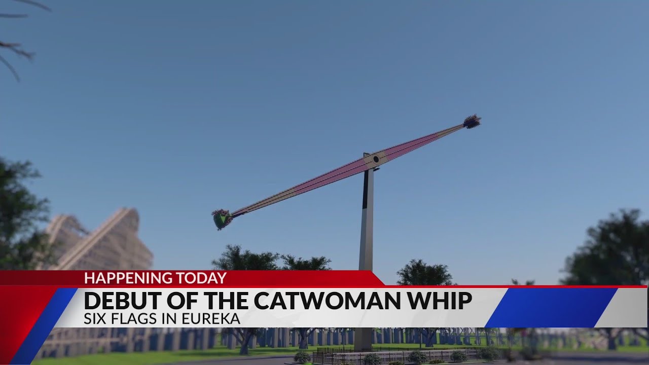 CATWOMAN Whip ride opens at Six Flags today - YouTube