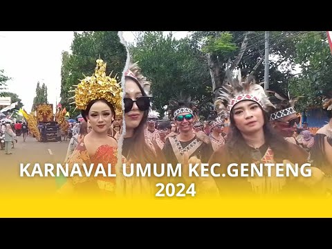 KARNAVAL UMUM KEC.GENTENG 2024 | Fafa Daily Vlog - YouTube