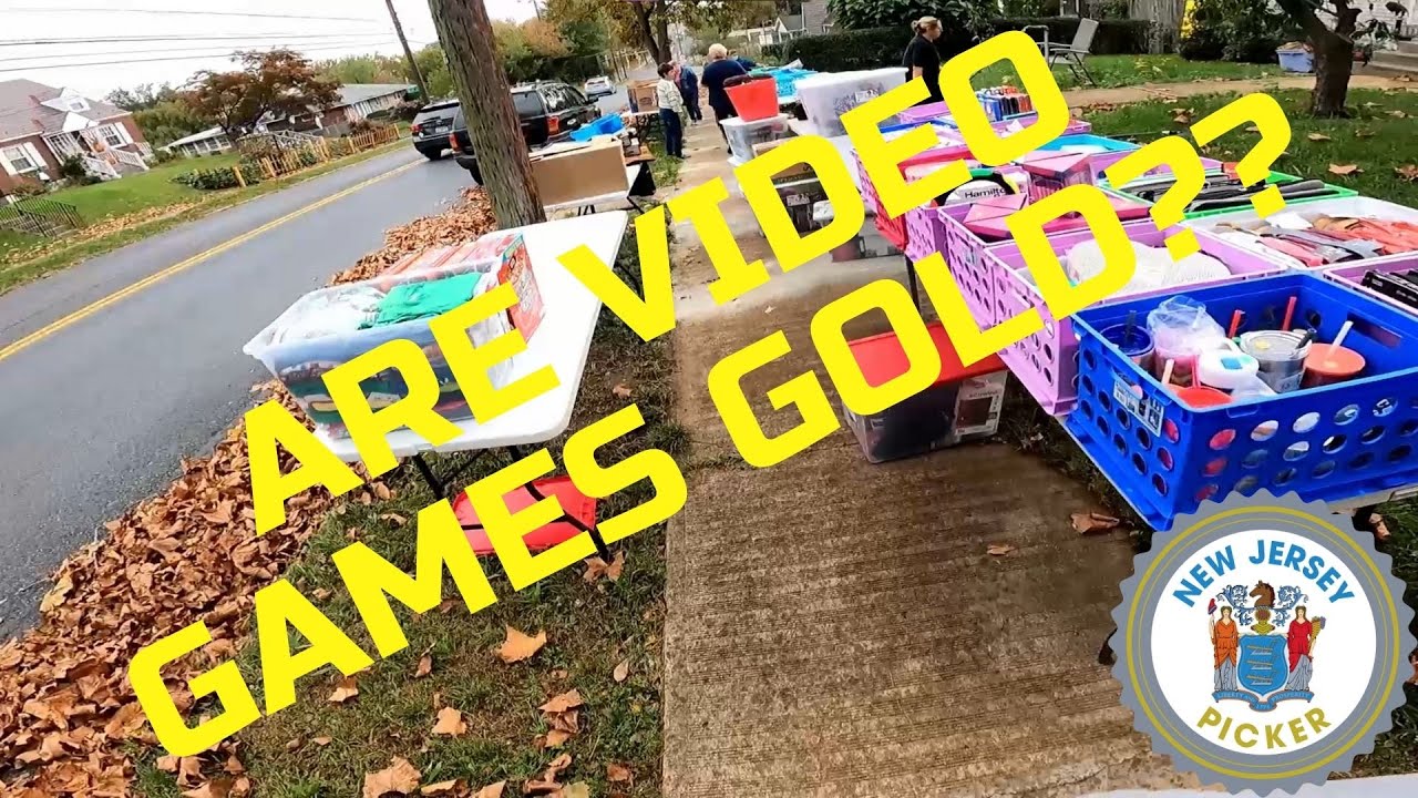 The TRUTH about reselling Video Games found at Yard Sales!! - YouTube
