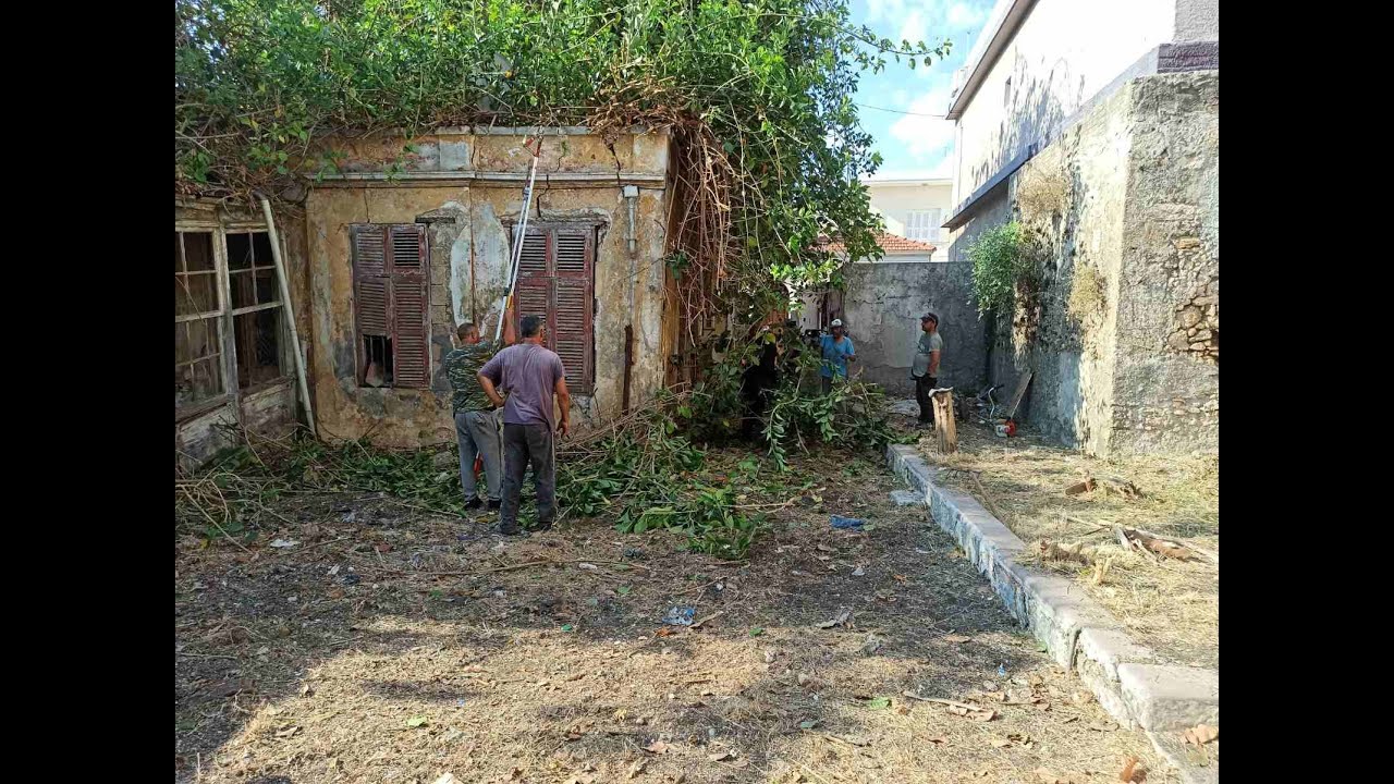 ΚΑΘΑΡΙΣΜΟΣ ΟΙΚΟΠΕΔΟΥ ΑΠΟ ΧΟΡΤΑ ΚΑΙ ΜΠΑΖΑ ΤΟΥ Ι.Μ.Ν.ΡΟΔΟΥ ΑΠΟ ΤΙΣ ...