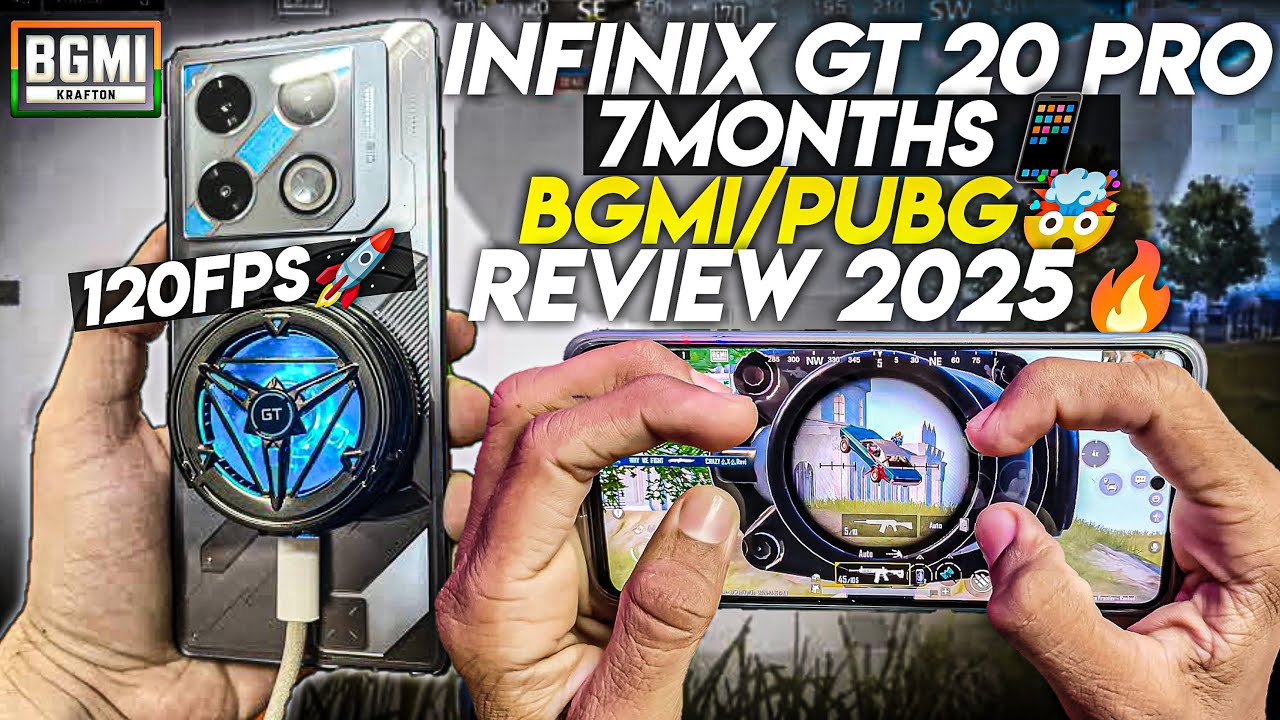 INFINIX GT 20 PRO 7 MONTHS BGMI/PUBG REVIEW 2025🔥•120FPS GAMING TEST😍 ...