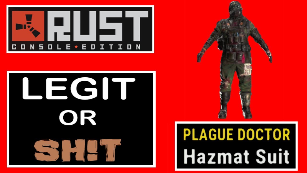 Plague Doctor Hazmat Bundle Review- ℝ𝕌𝕊𝕋 ℂ𝕆ℕ𝕊𝕆𝕃𝔼 - YouTube