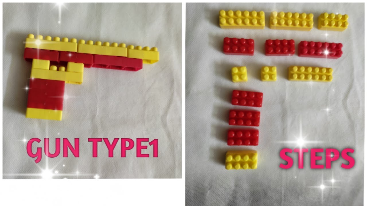 GUN USING BUILDING BLOCKS- BUILDING BLOCKS- GUN TYPE1-DIY- SIMPLE AND ...