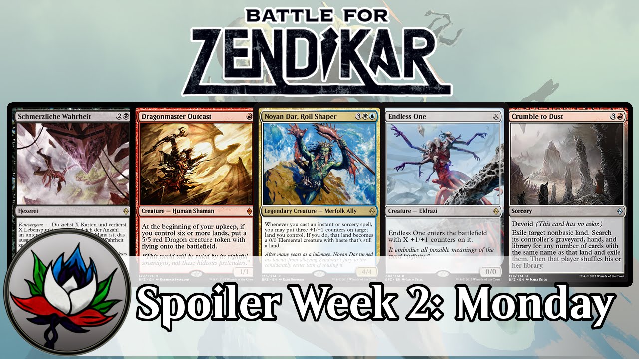 Battle for Zendikar Spoilers: Noyan Dar, Roil Shaper, Dragonmaster ...