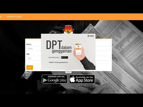 cek dpt online|| https://kpu.go.id - YouTube