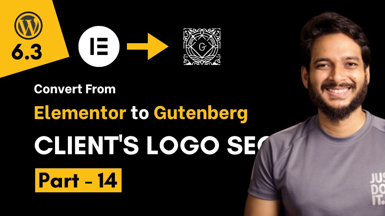 14. Create Client Featured Logo Section using Gutenberg - YouTube