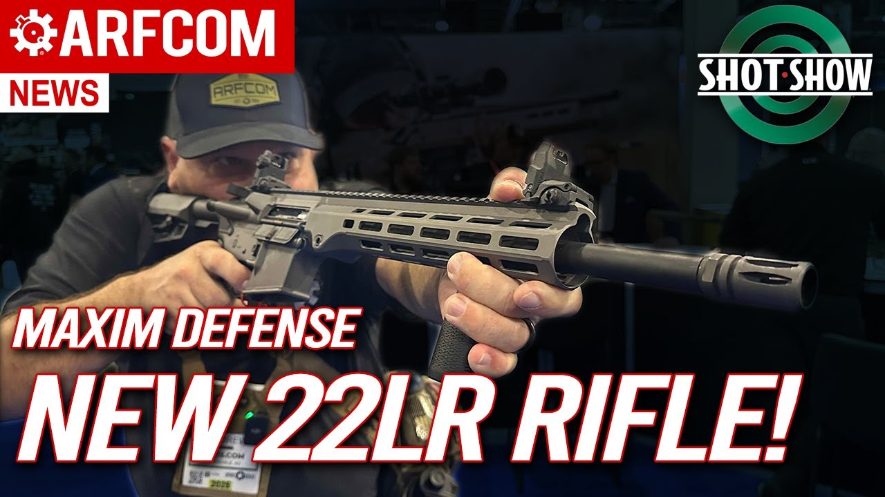 New 22Lr Rifle | Maxim Defense | Shot Show 2025 - YouTube
