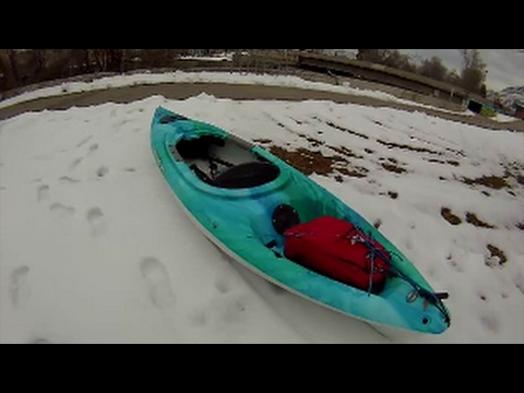Winter Kayaking: Lower Provo River - YouTube
