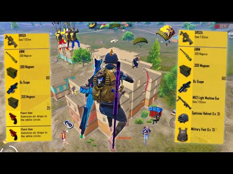 NEW BEST LOOT GAMEPLAY TODAY😍 AWM + MG3 | PUBG Mobile - BGMI