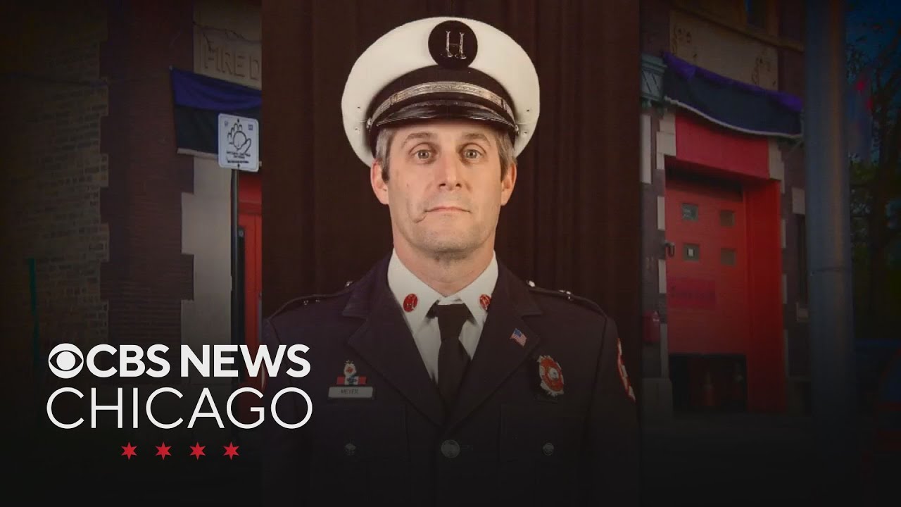 Procession for fallen Chicago Fire Dept. Captain David Meyer | Full ...