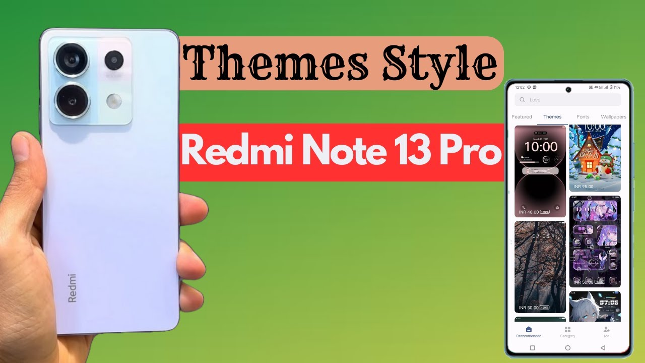 Redmi Note 13 Pro 5g How to Change Theme Style Redmi Note 13 Pro Ka ...