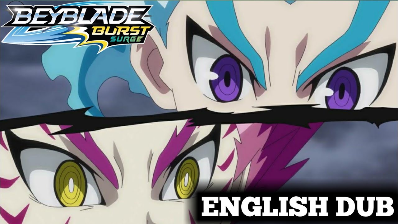 beyblade burst surge episode 8 Lui vs lane in English dub - YouTube