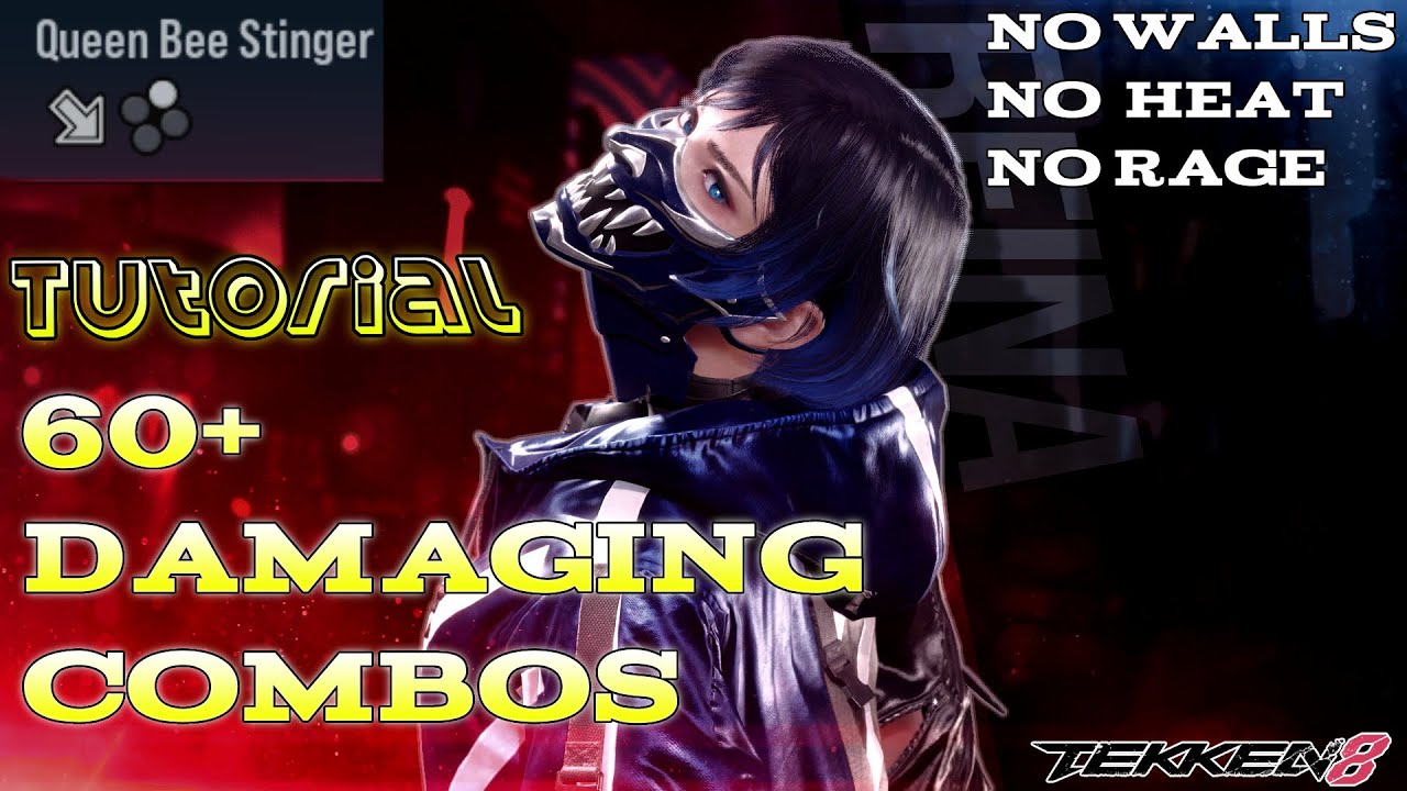 REINA'S df2 60+ Damaging Combos TUTORIAL With Inputs - YouTube
