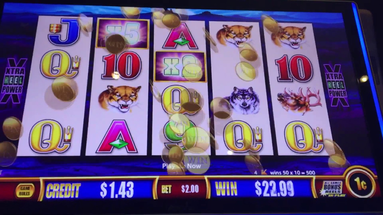Wonder 4 Jackpots Buffalo Deluxe Slot Machine Bonus - YouTube