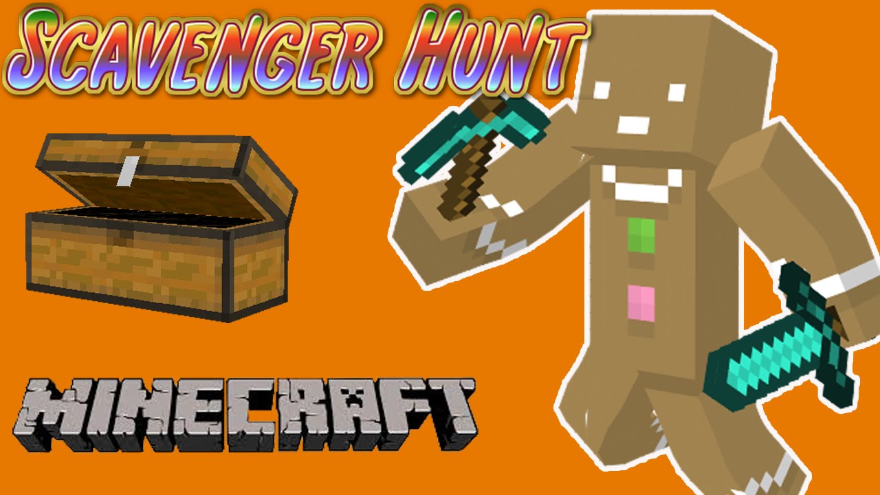 "HOW SO MANY":Minecraft Scavenger Hunt mini game #1 - YouTube