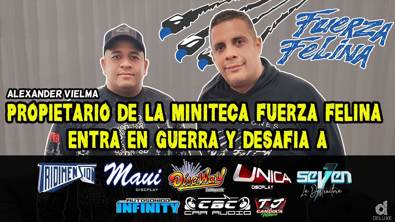 ENTREVISTA a ALEXANDER VIELMA propietario de la miniteca FUERZA FELINA ...