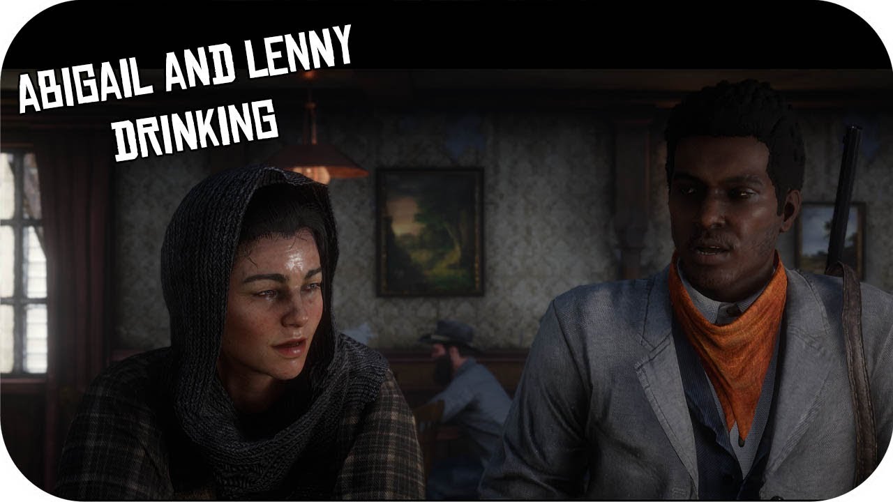 RDR2 MOD Abigail Drinking with Lenny/ Red Dead Redemption 2 PC MOD ...