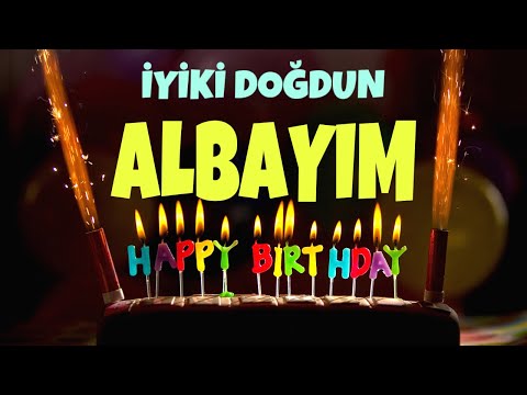 İyi ki doğdun ALBAYIM 👮🏼‍♀️ (HER İSİMDE DOĞUM GÜNÜ KUTLAMA ŞARKISI)