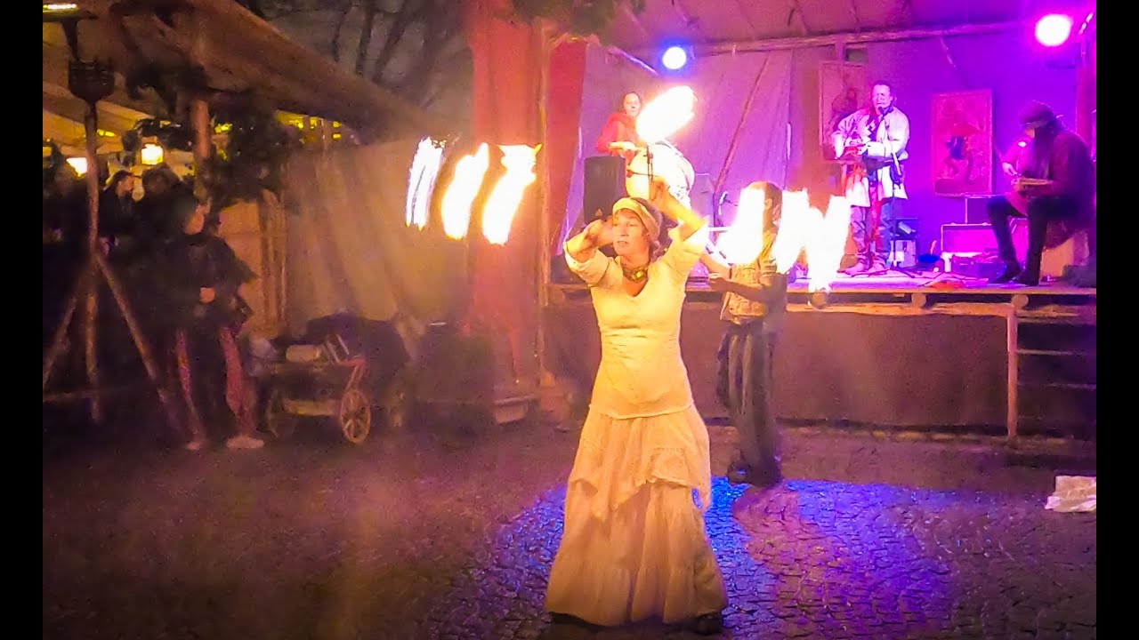 Amazing Risky Dance with Fire, Fire Performance Pforzheim Germany - YouTube