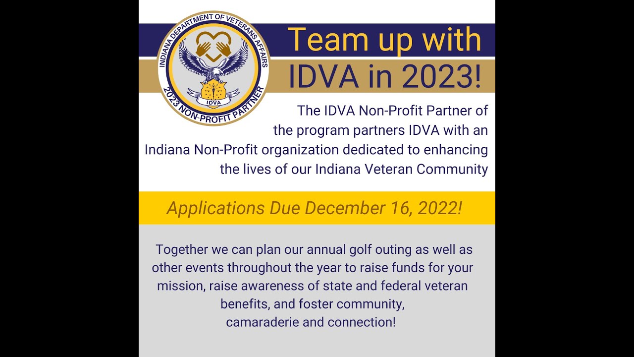 IDVA Non-Profit Partner 2023 Live Q & A Session - YouTube