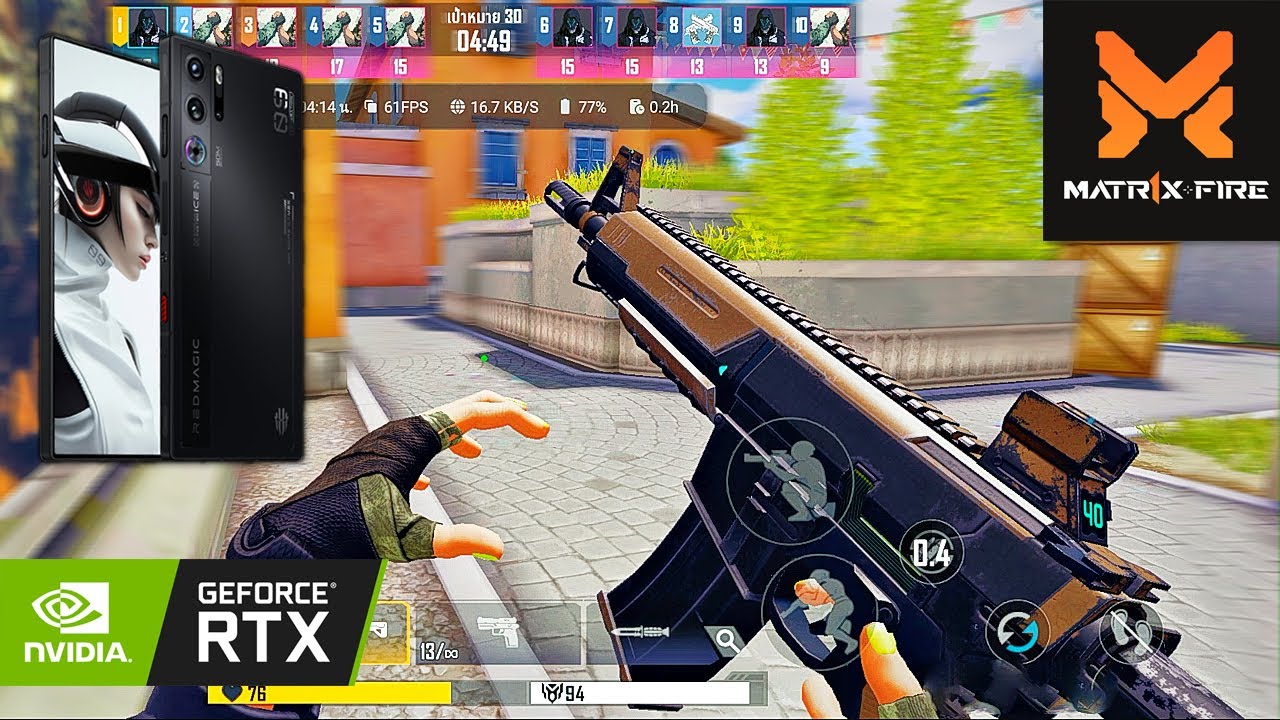MATR1X FIRE 60 FPS ULTRA MAX GRAPHICS GAMEPLAY | REDMAGIC 9 PRO (4K ...