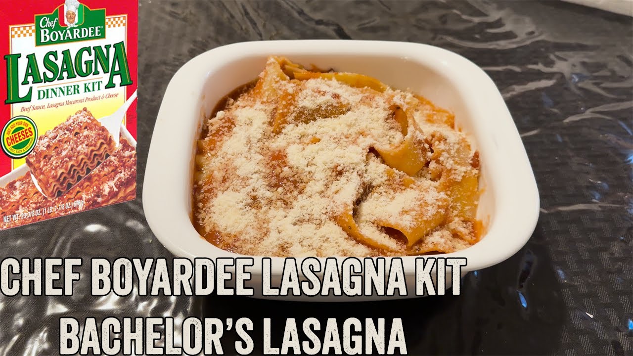 I MADE CHEF BOYARDEE LASAGNA! FIRST TIME IN 15 YEARS! - YouTube