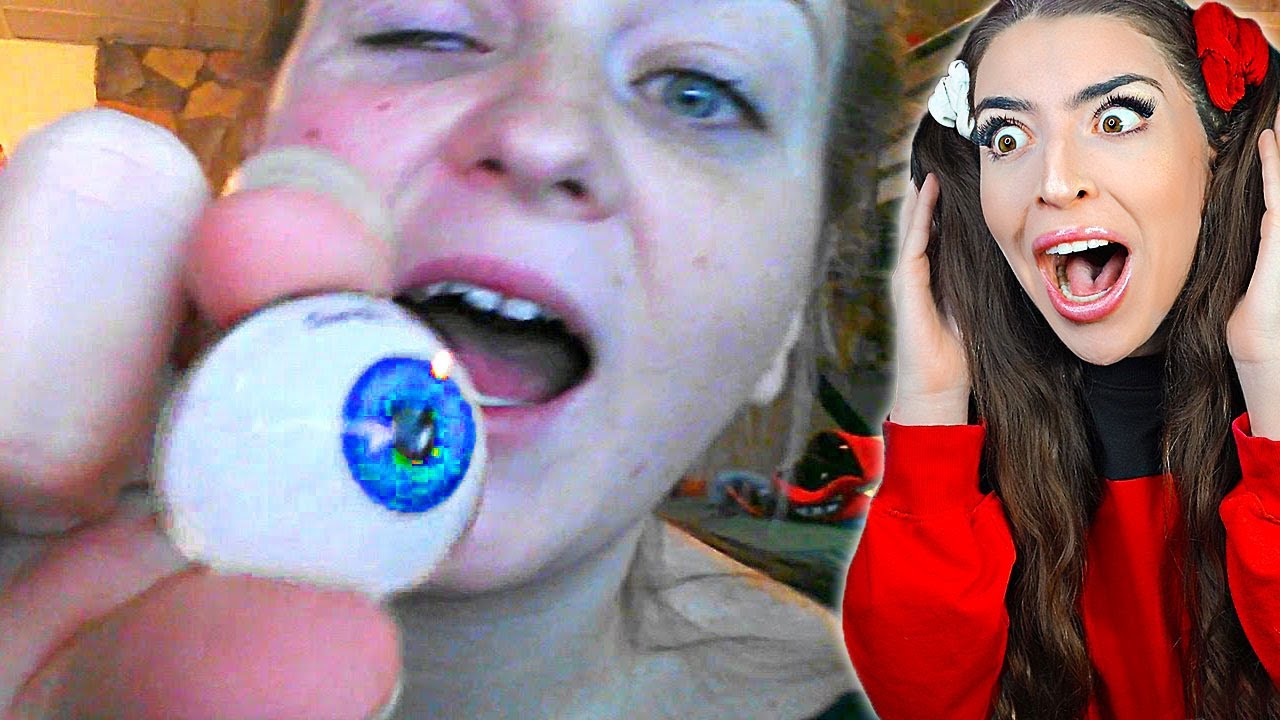 Girl Pulls Out Her EYES.. (WTF) - YouTube