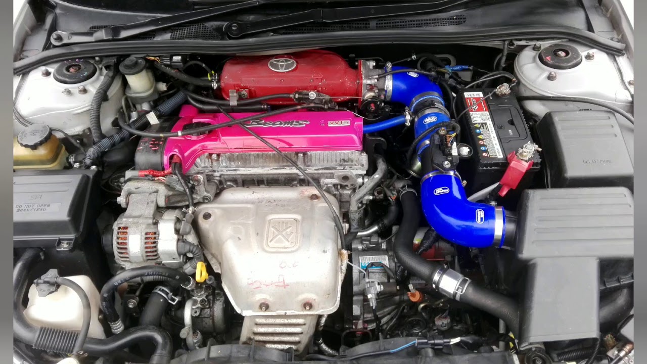 3SGE beams red top громко работает,звук как у дизеля! - YouTube