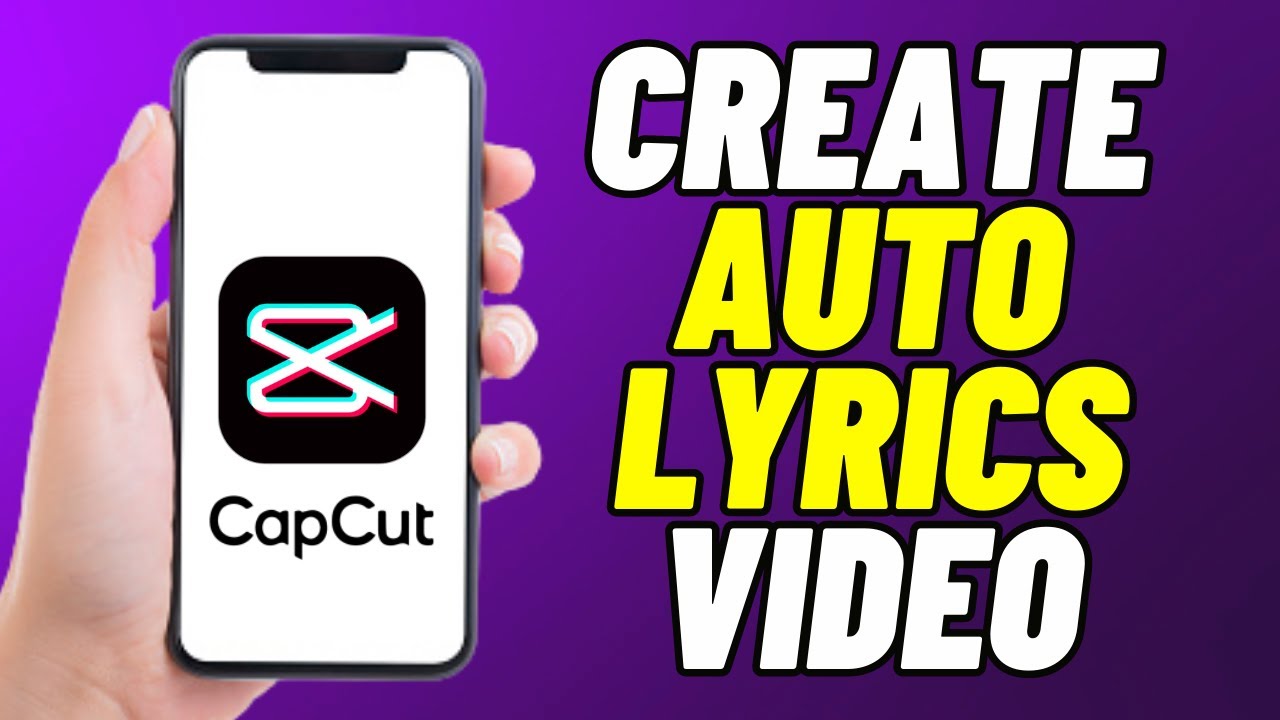 How To Create Auto Lyrics Video In Capcut - QUICK TUTORIAL - YouTube