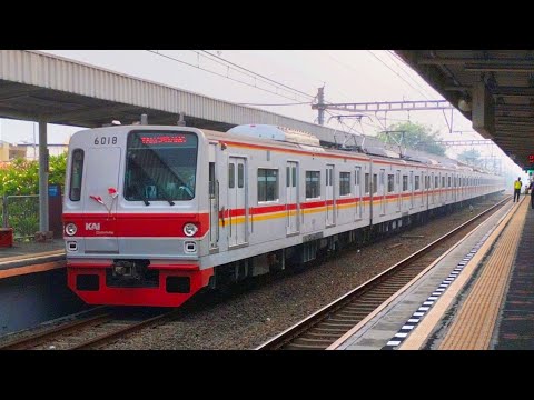 KOMPILASI KRL COMMUTER LINE DI STASIUN KALIDERES - YouTube