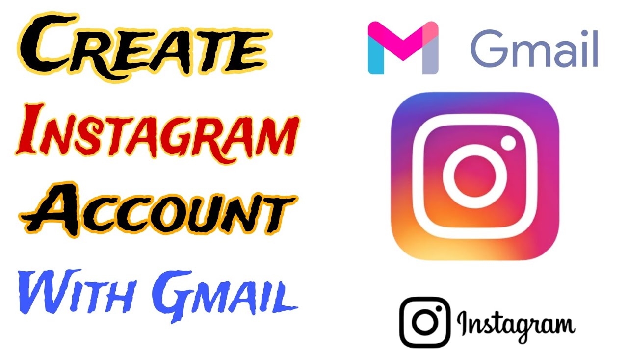 How To Create Instagram account Using Email Address | Instagram account ...