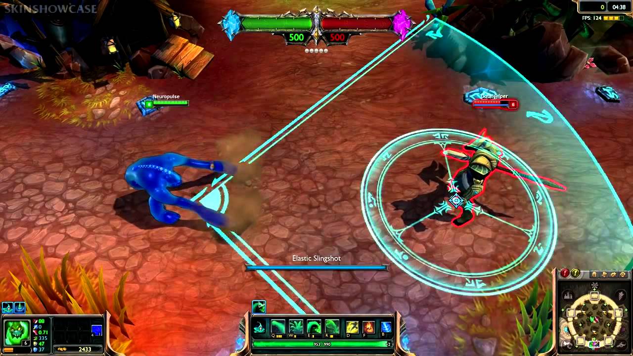 Blue Zac LoL Custom Skin ShowCase - YouTube