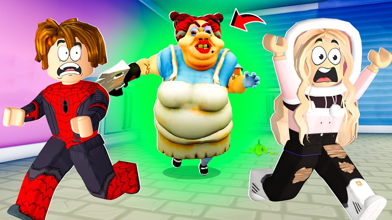 Escape Evil Lunch Lady - Roblox Obby - YouTube