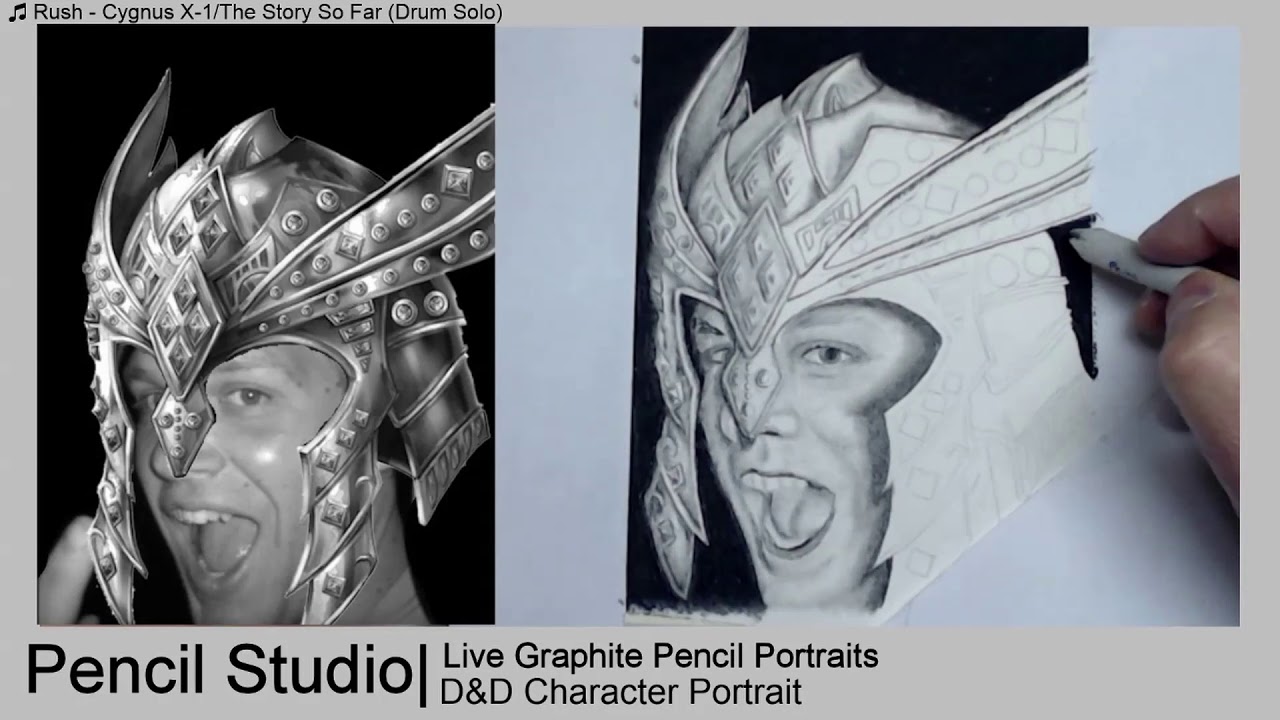 Engorgio D&D Character Portrait Time Lapse - YouTube