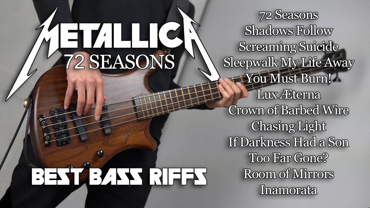Metallica - 72 Seasons (New Album) Best BASS RIFFS + TABS - YouTube