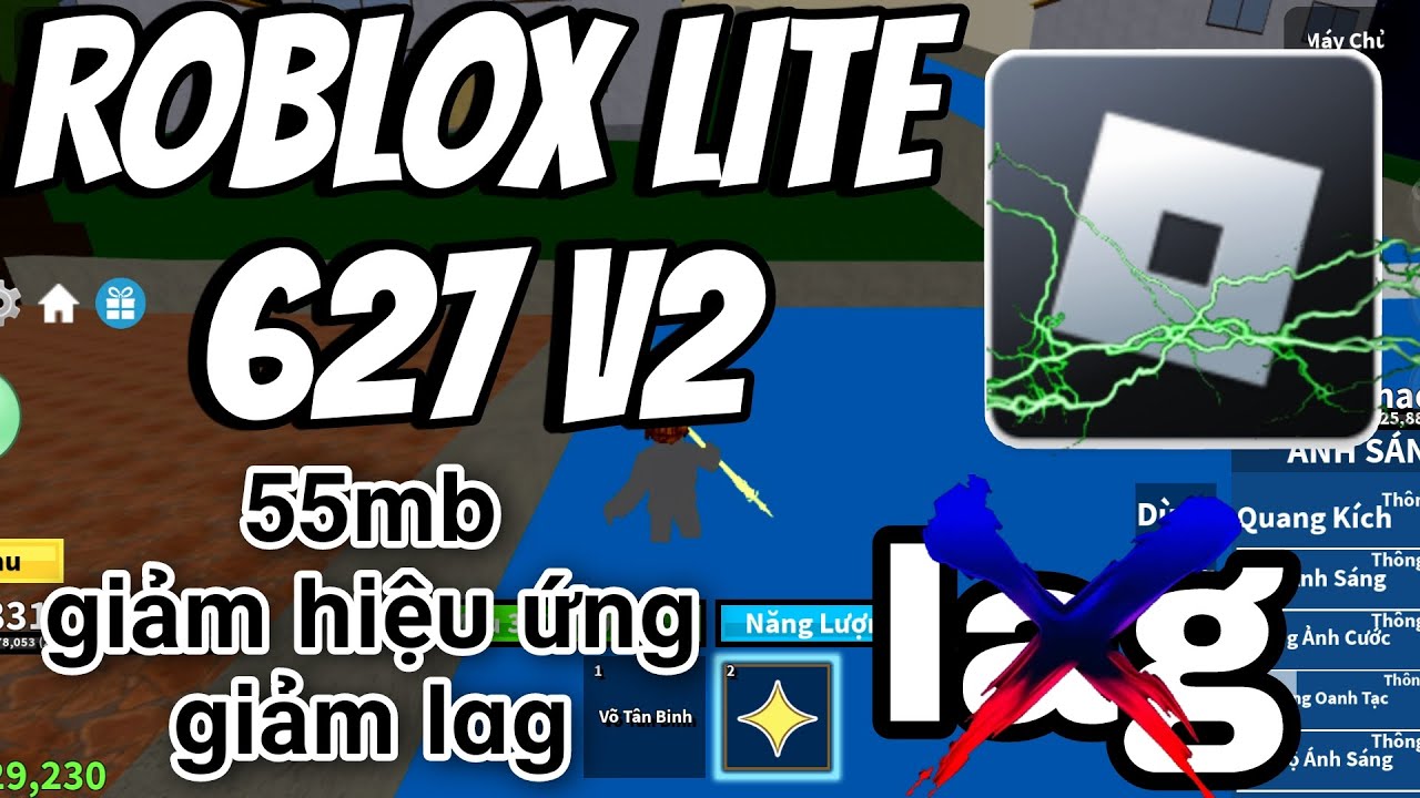Fix lag roblox/ apk Roblox Lite 627 V2 mới nhất fix lỗi, giảm lag, giảm ...