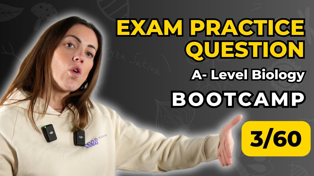 Exam Practice Question #3 | A Level Biology Bootcamp - YouTube