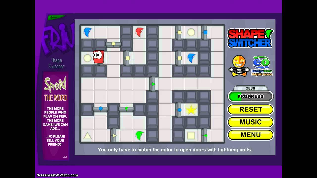 Let's Play Friv .COM : #2 Shape Switcher - YouTube