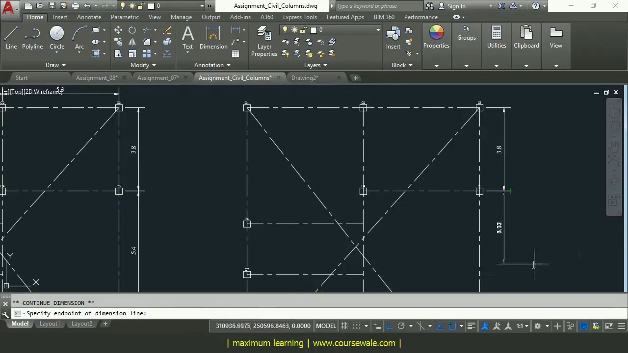 07 Continuous Dimensioning - YouTube
