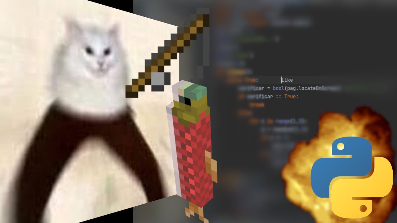 Bot em Python para PESCA AUTOMÁTICA no MINECRAFT - YouTube